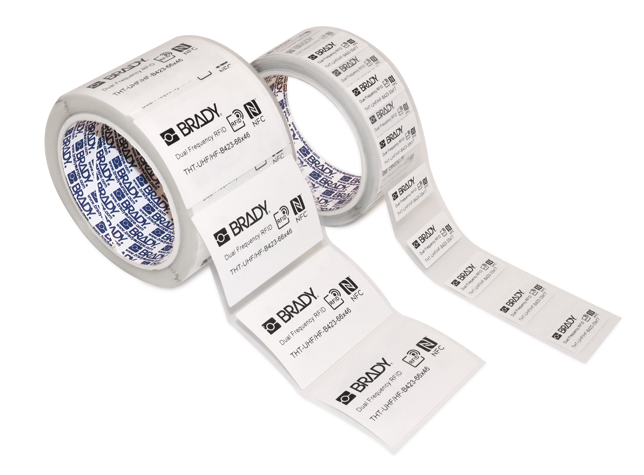 Dual frequency UHF and NFC RFID labels