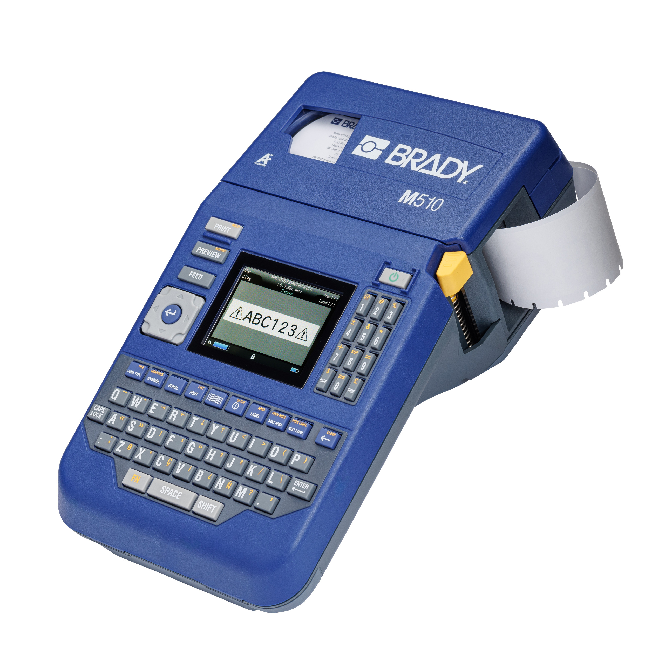 Portable labels printers